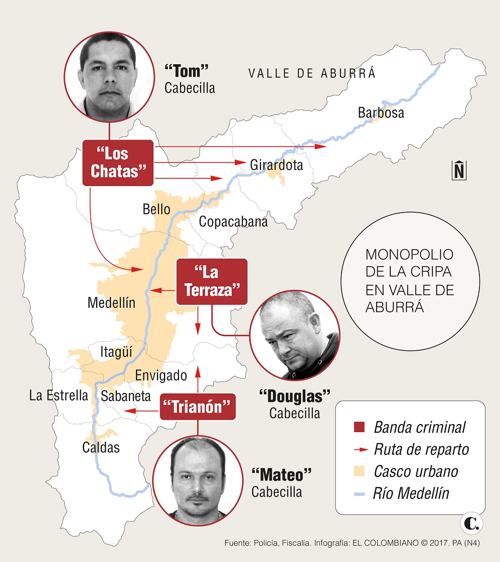 Las mafias detrás de la ruta de la cripa entre Cauca y Medellín ...